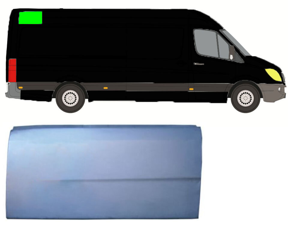 Dachleiste für Mercedes Sprinter 2006 – 2021 hinten rechts, 112,00