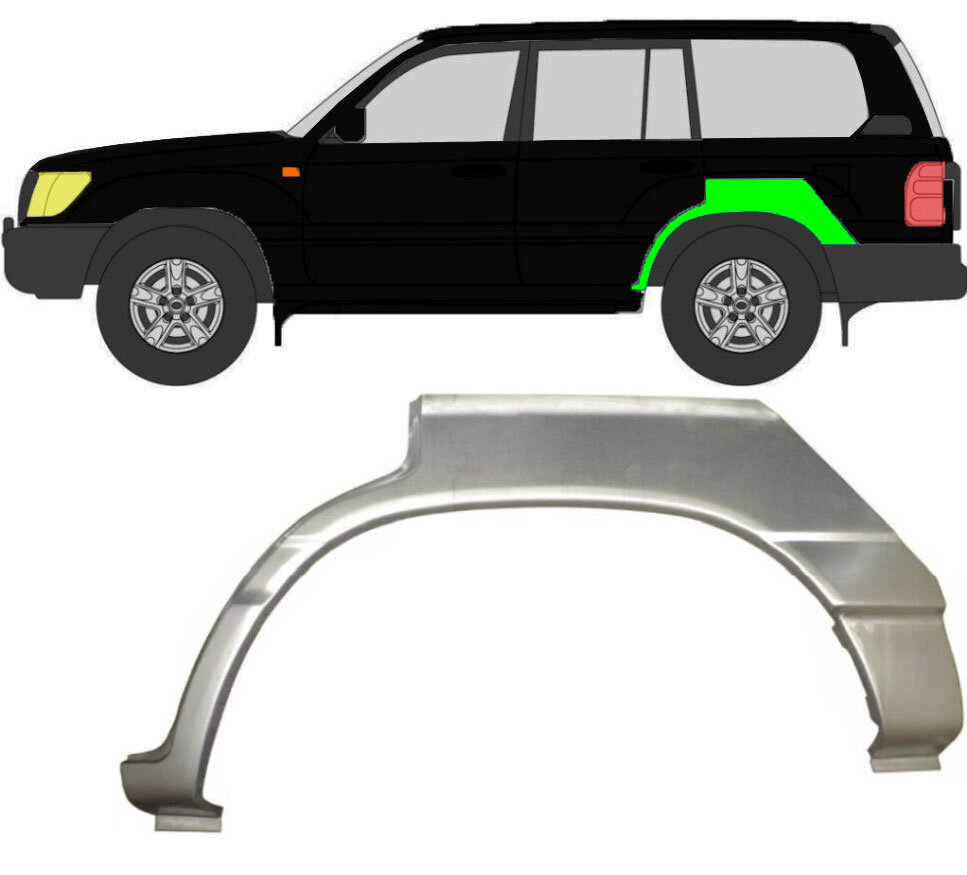 Radlauf für Toyota Land Cruiser 1998–2007 links, 140,00