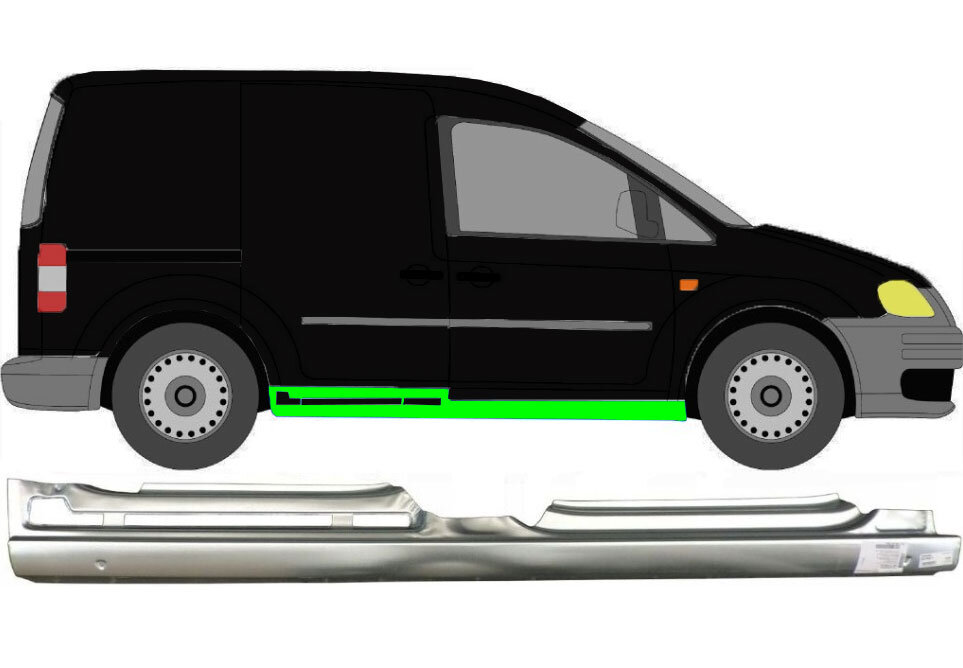 Schweller für Volkswagen Caddy 4 Türer 2004–2010 rechts, 160,00
