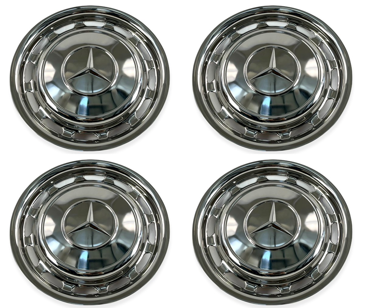 Original Mercedes Stahlradkappen W123 W126 W116 W107 W108 W 109, 399,00