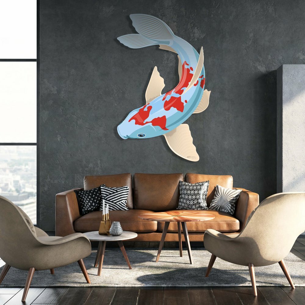Acrylglas Wandbild Waterworld Motiv – Pop Art Kunst von Kai Braun, 249,00